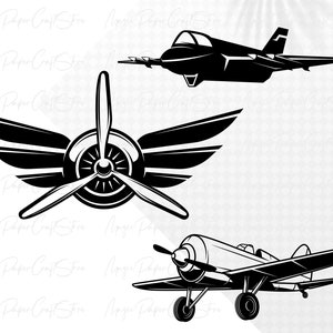 Fighter Jet SVG Bundle | Fighter Planes SVG Download | Military Planes ...