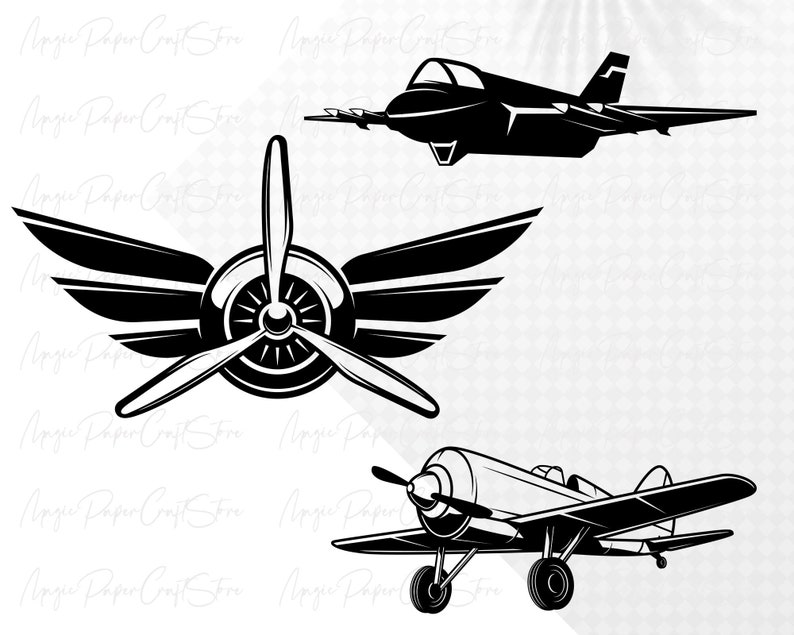 Fighter Jet SVG Bundle | Fighter Planes SVG Download | Military Planes ...