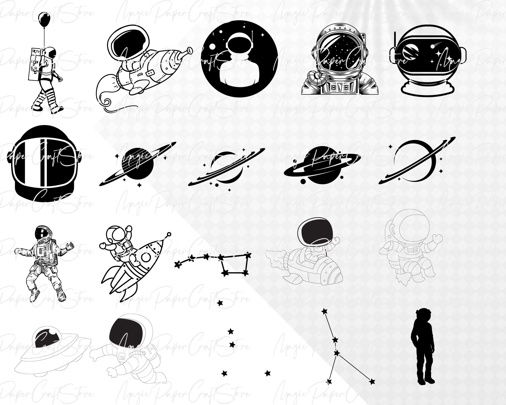 104 Space Svg Bundle Space Svg Astronaut Helmet Svg - Etsy UK