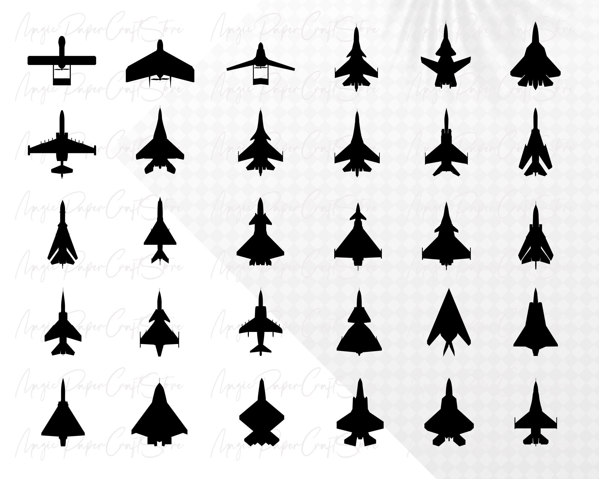 Fighter Jet SVG Bundle Fighter Planes SVG Download - Etsy UK