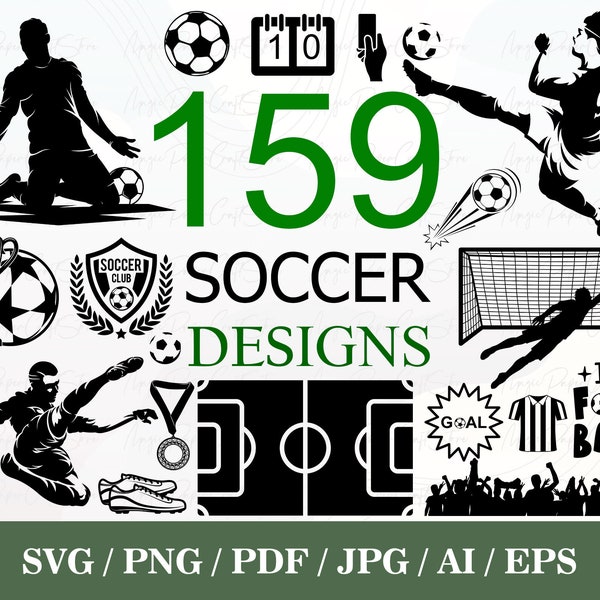 Soccer Svg - Etsy