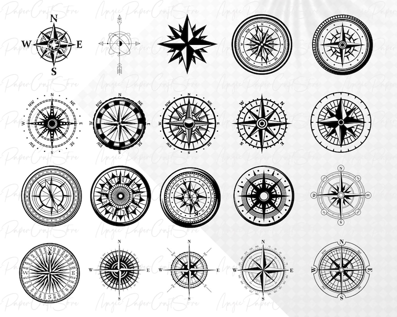46 Compass SVG Bundle Compass Svg Nautical Compass Svg - Etsy UK