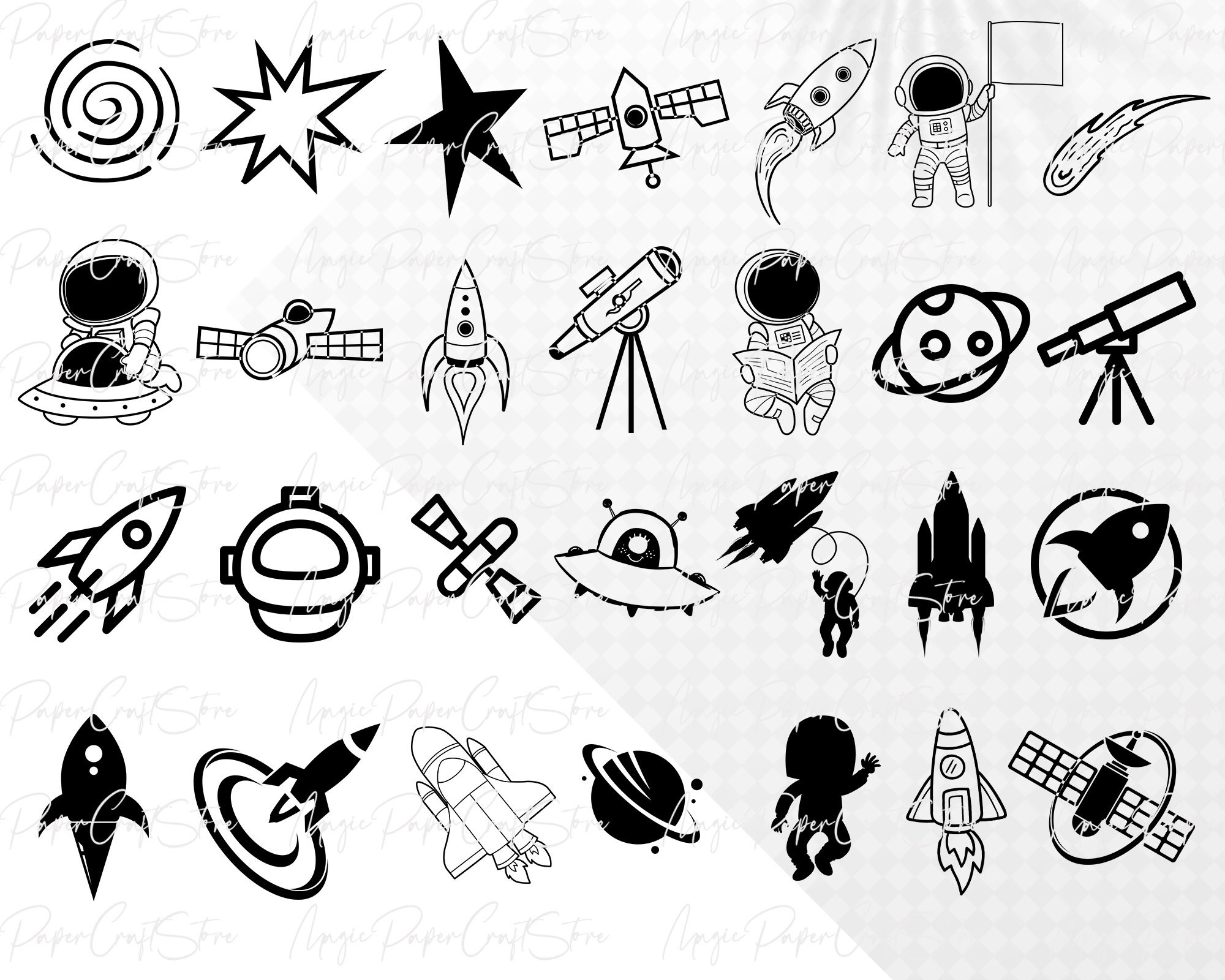 104 Space Svg Bundle Space Svg Astronaut Helmet Svg - Etsy Canada
