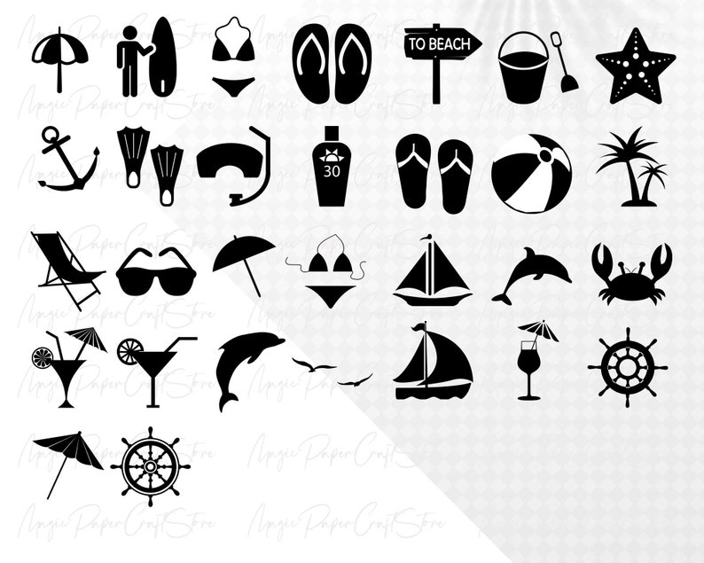Beach SVG Bundle | Beach Life Svg | Palm Tree | Summer Svg | Beach ...