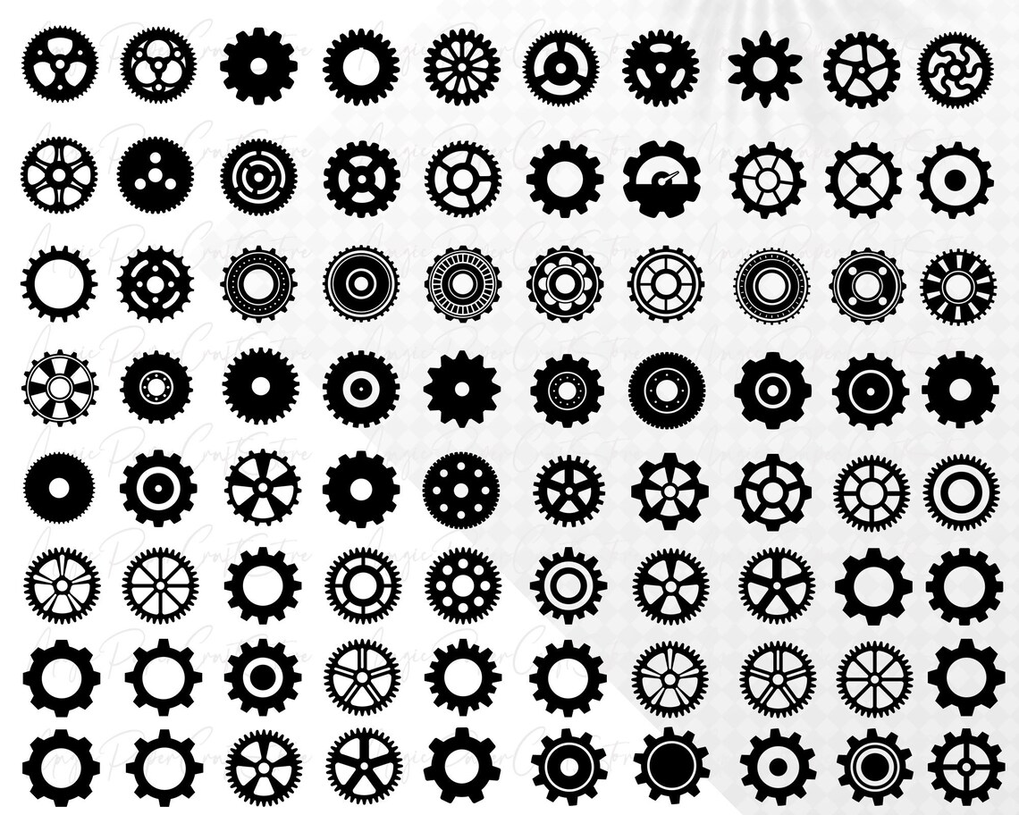 205 Gears SVG Bundle Cogs and Gears Svg Gears PNG Gears - Etsy Australia