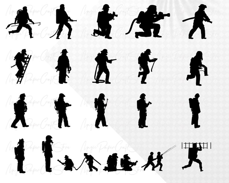 75 Firefighter SVG Bundle | Fireman SVG | Firefighter PNG | Firefighter ...
