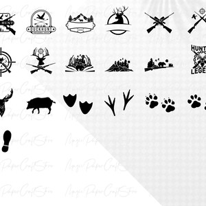 Hunting Svg Bundle | Hunting Season | Hunting Monogram | Hunter Svg ...