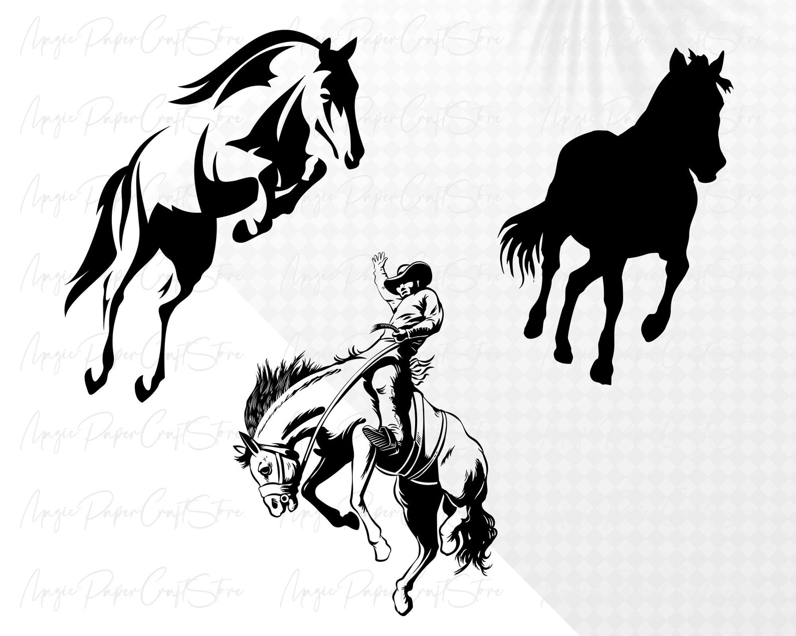 Horse SVG Bundle Horse SVG Horse Silhouette Horseshoe Svg Horse Head ...