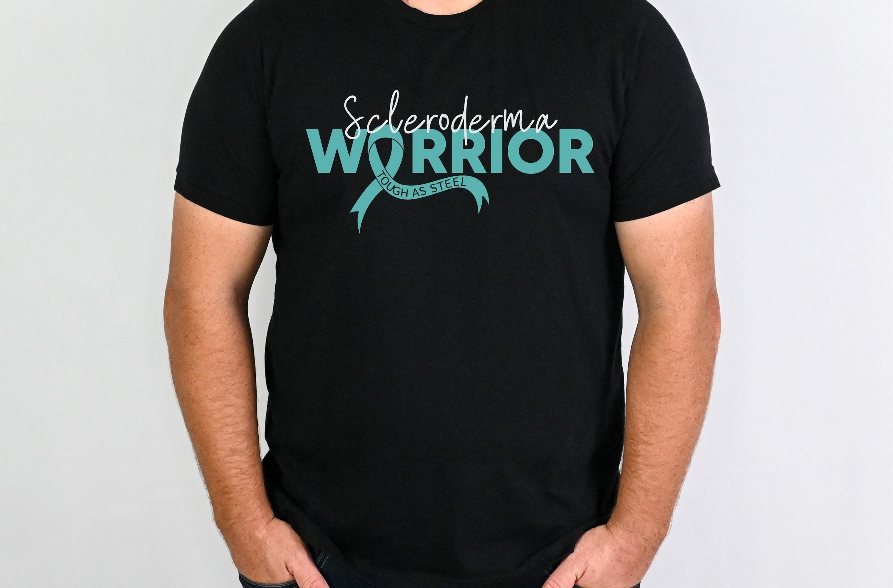 Scleroderma Awareness Shirt, Scleroderma Warrior Shirt, Tough as Nails ...