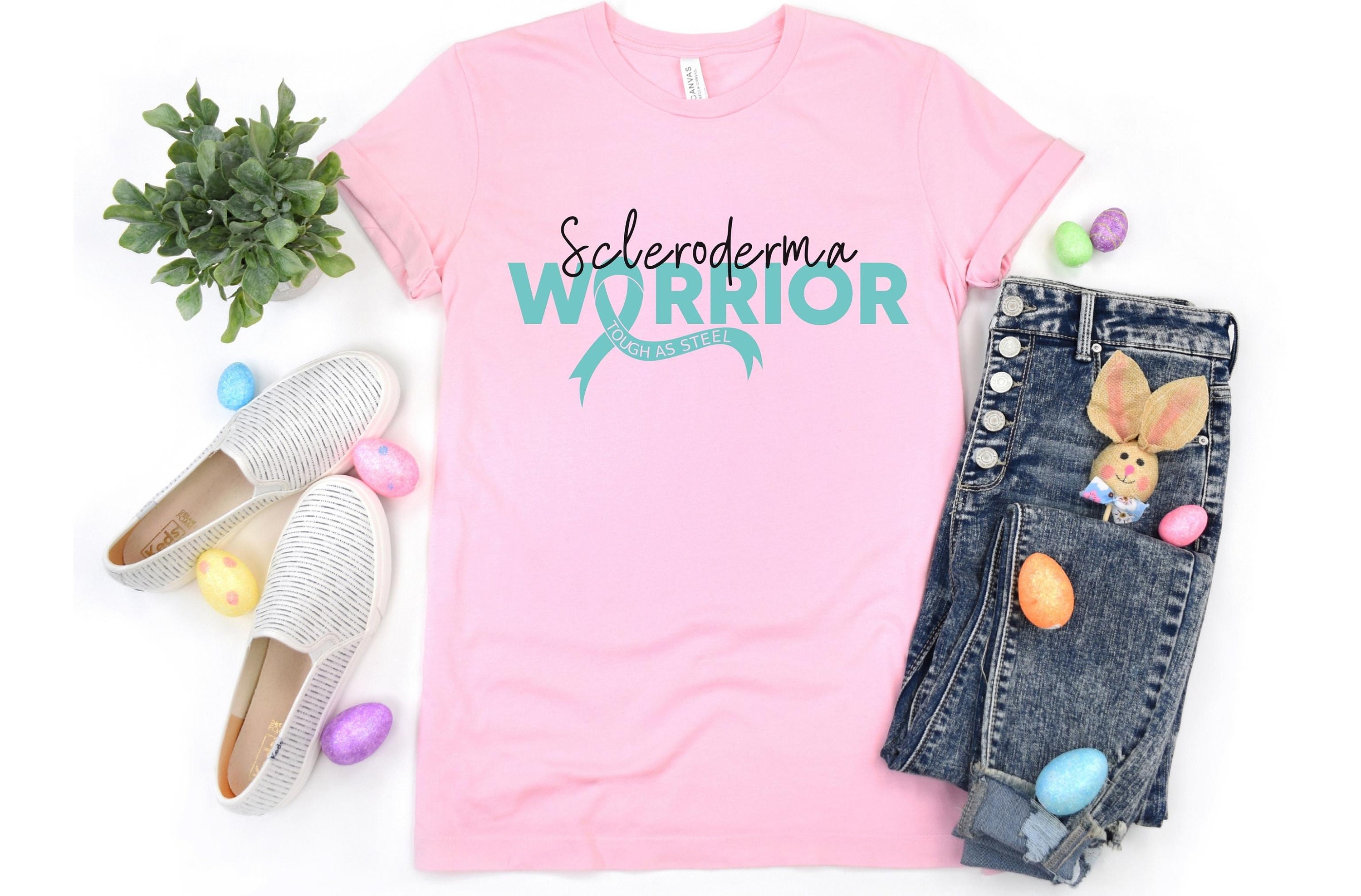 Scleroderma Awareness Shirt, Scleroderma Warrior Shirt, Tough as Nails ...