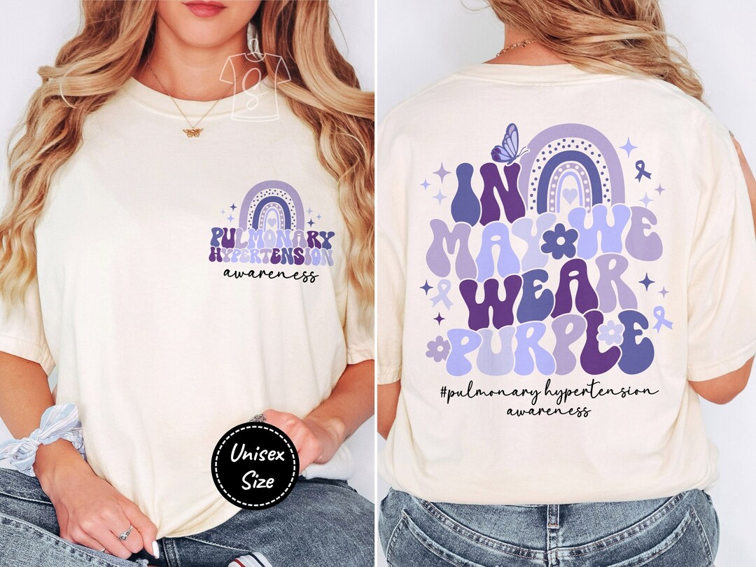 Pulmonary Hypertension Awareness Shirt • Comfort Colors Tshirt ...