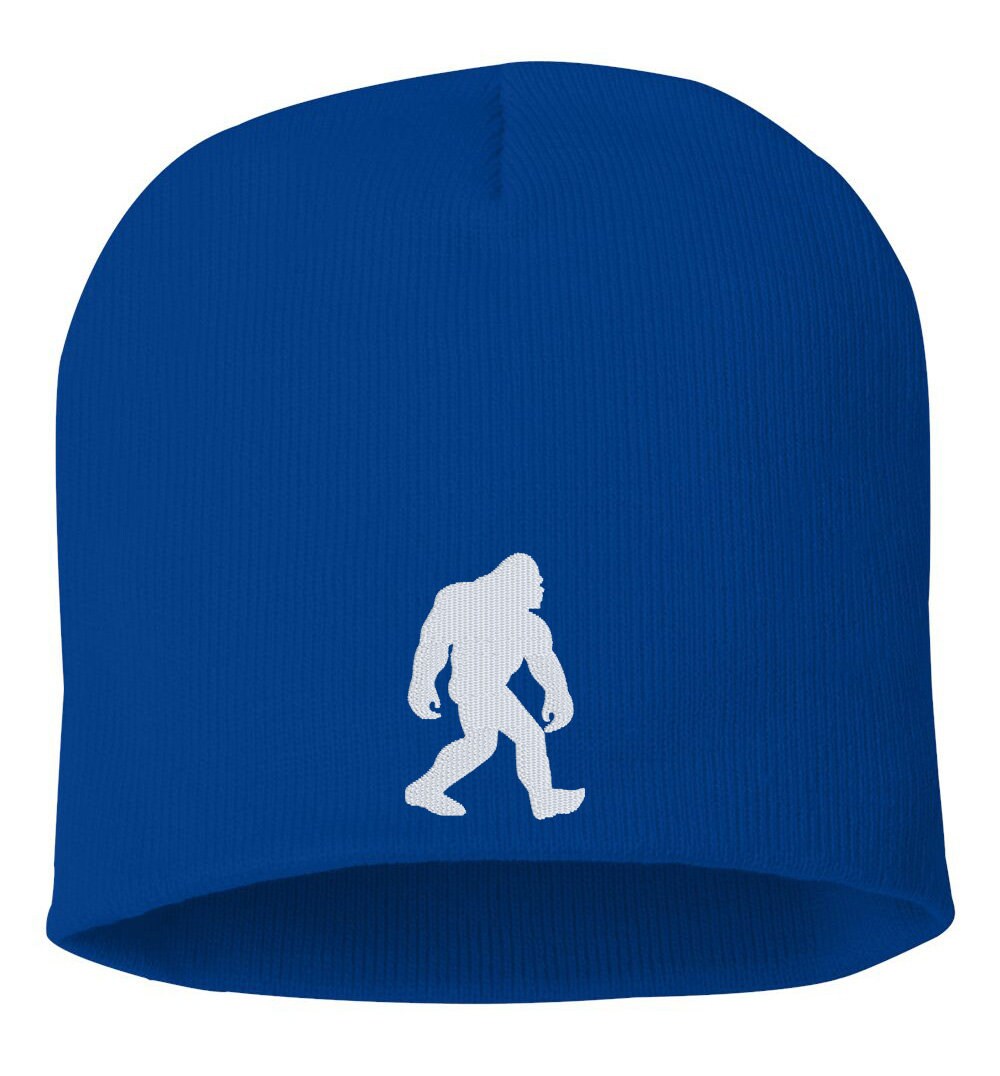 Yeti Beanie, Big Foot Sasquatch Beanie, Sasquatch Hat, Embroidered Big ...