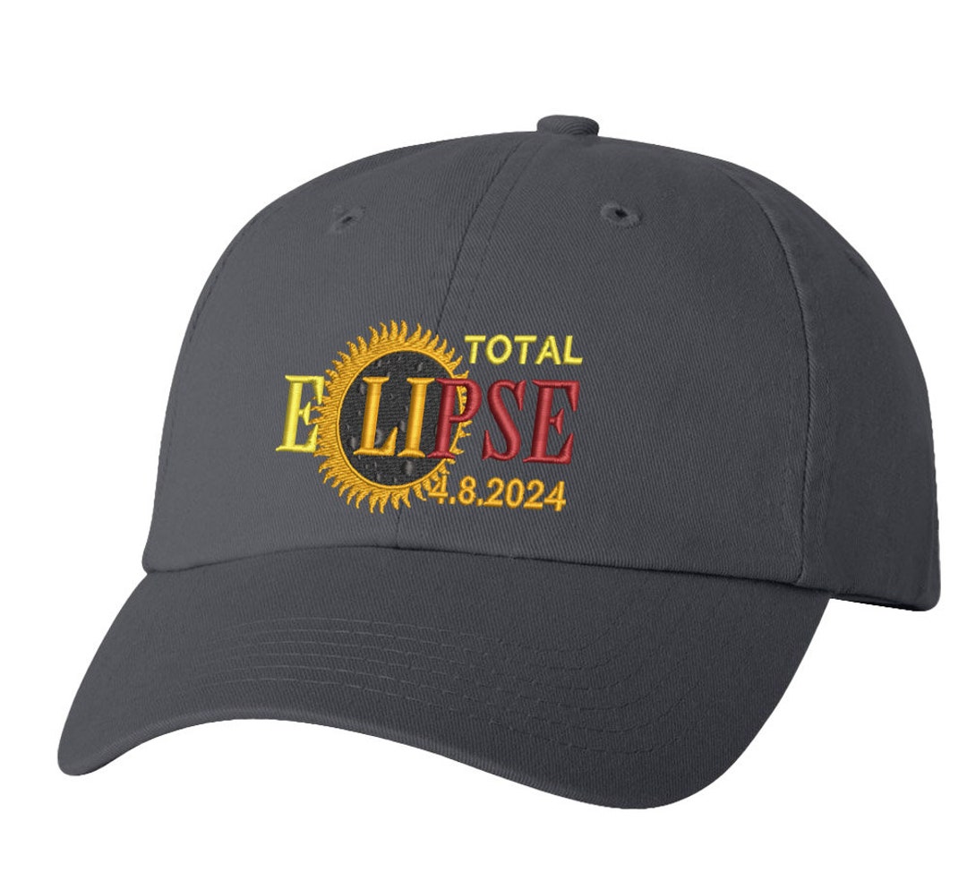 Total Solar Eclipse 4.8.2024 Baseball Cap, Solar Eclipse Hat, Celestial ...
