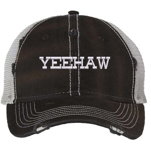 Yeehaw Distressed Trucker Hat, Urban Country Fashion Snapback Cap - Etsy