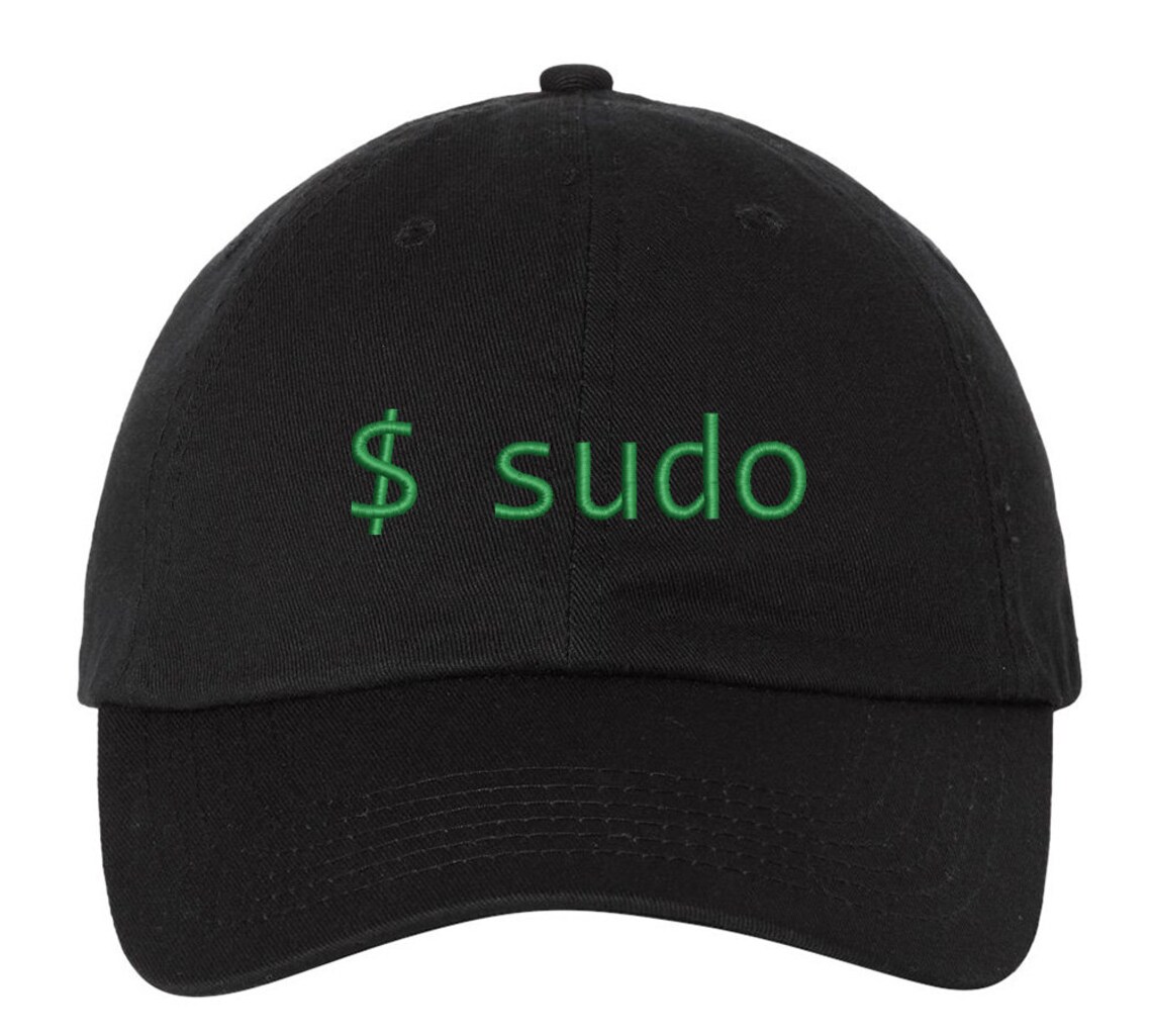 Sudo Linux Hat Linux Command Prompt Hat Linux Admin Hat - Etsy