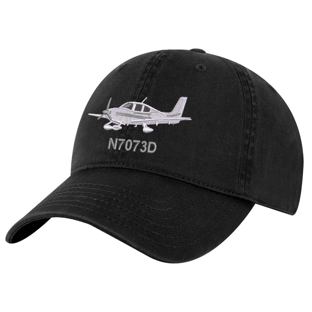 Custom SR22 SR20 Airplane Pilot Hat - Personalized Tail Number Aviation ...
