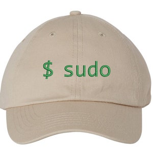 Sudo Linux Hat Linux Command Prompt Hat Linux Admin Hat - Etsy