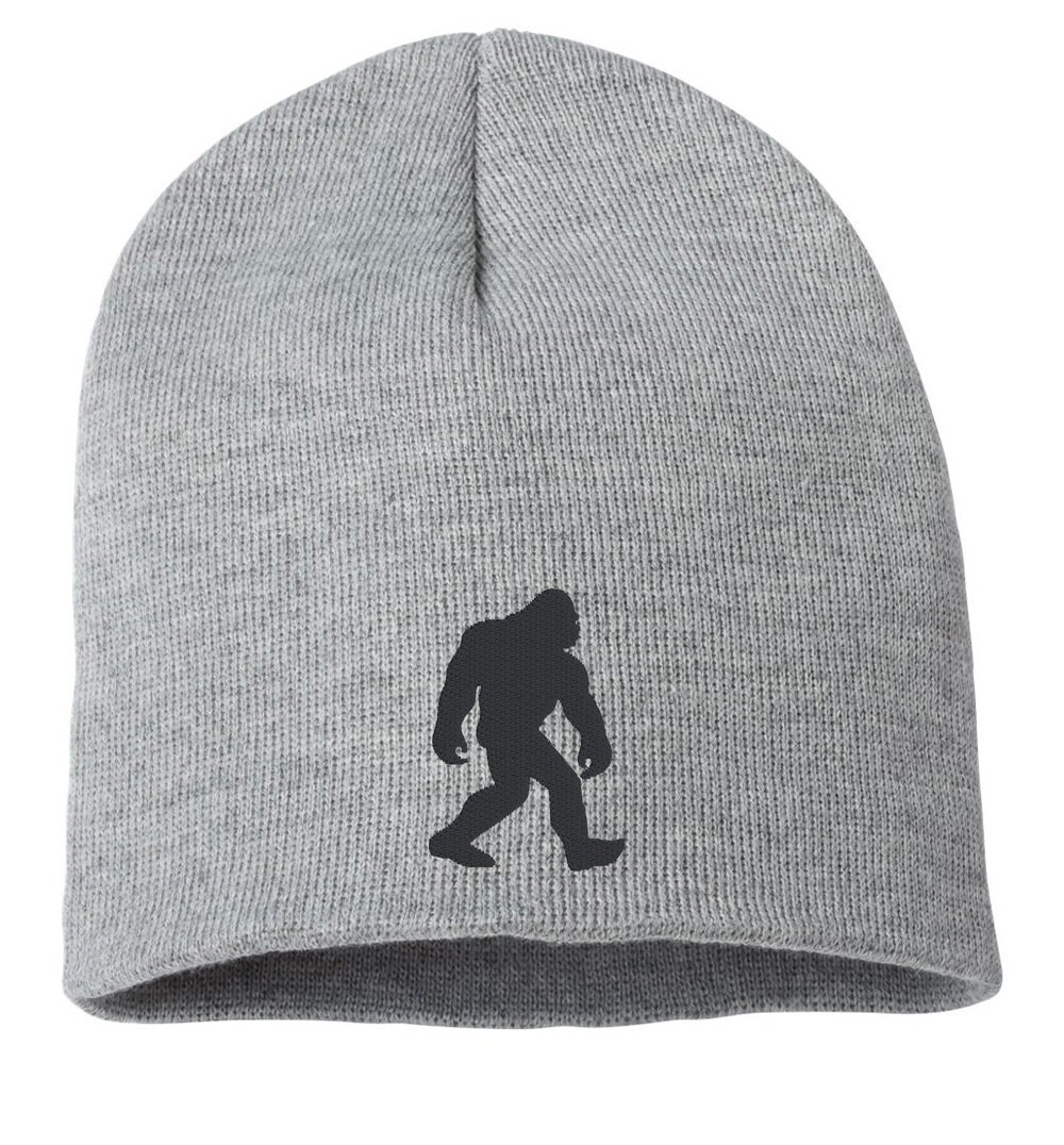 Yeti Beanie, Big Foot Sasquatch Beanie, Sasquatch Hat, Embroidered Big ...