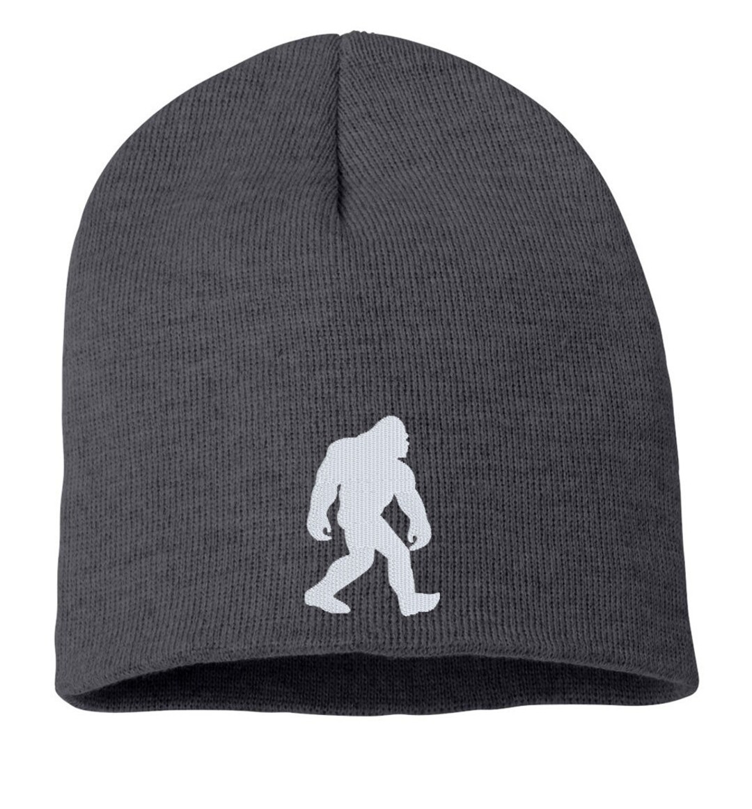Yeti Beanie, Big Foot Sasquatch Beanie, Sasquatch Hat, Embroidered Big ...