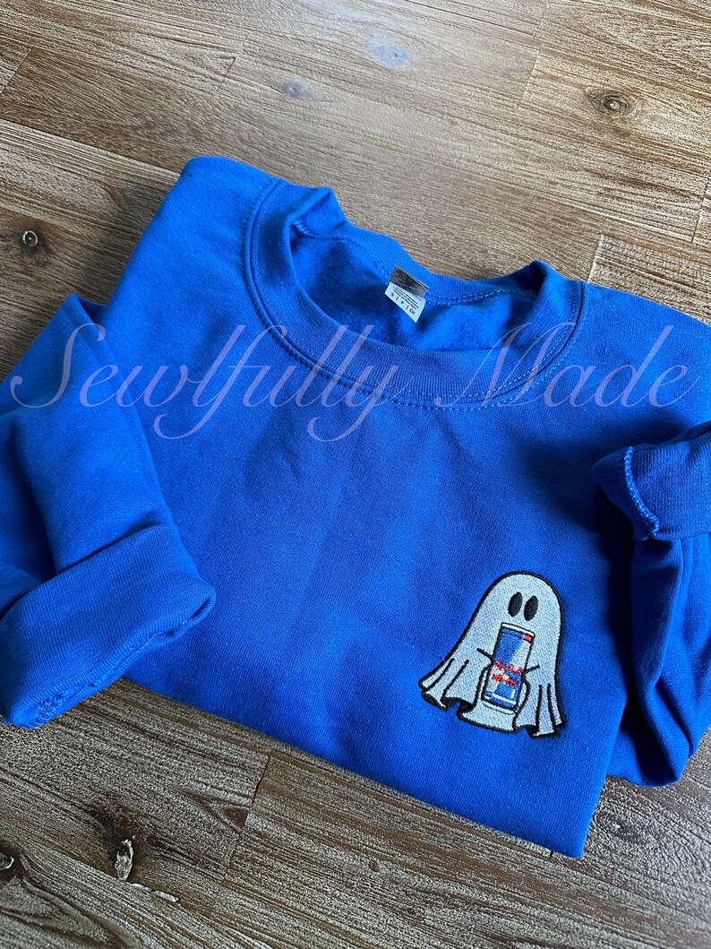 Red Bull Ghost Sweatshirt, Red Bull Crewneck, I Need a Red Bull, Funny ...