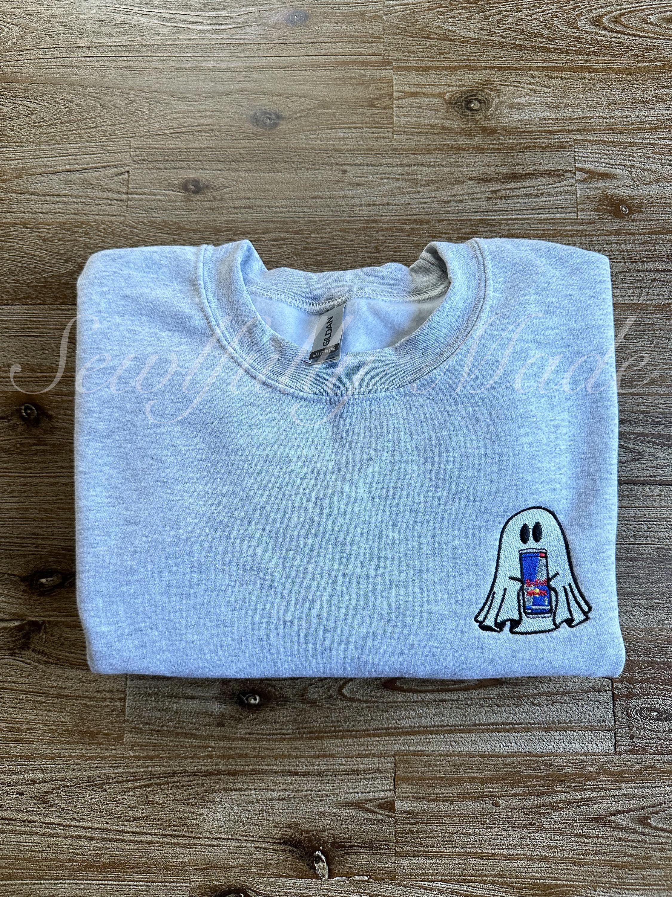 Red Bull Ghost Sweatshirt, Red Bull Crewneck, I Need a Red Bull, Funny ...