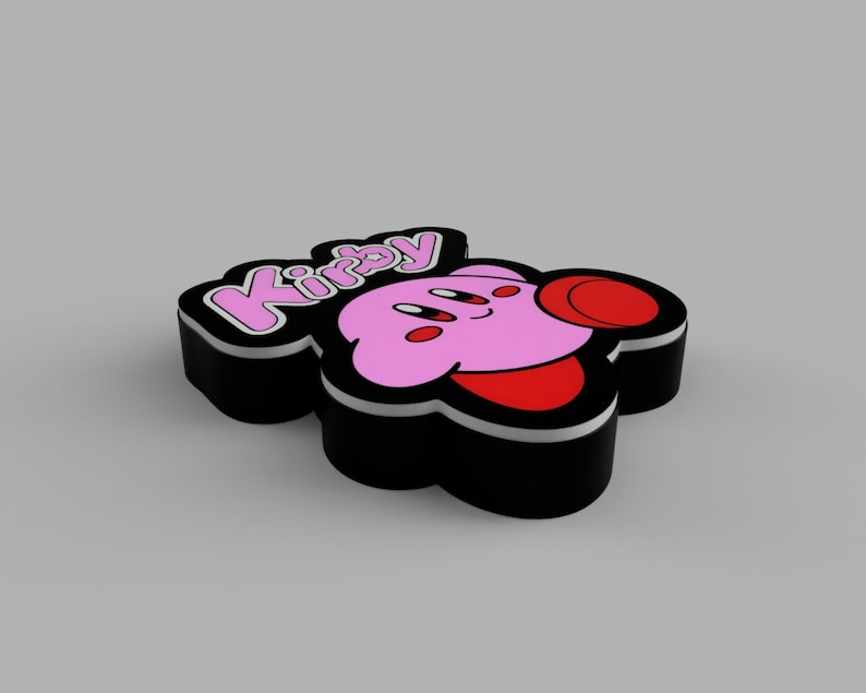 Kirby Lightbox Led Lamp - STL DIGITAL FILE - Etsy
