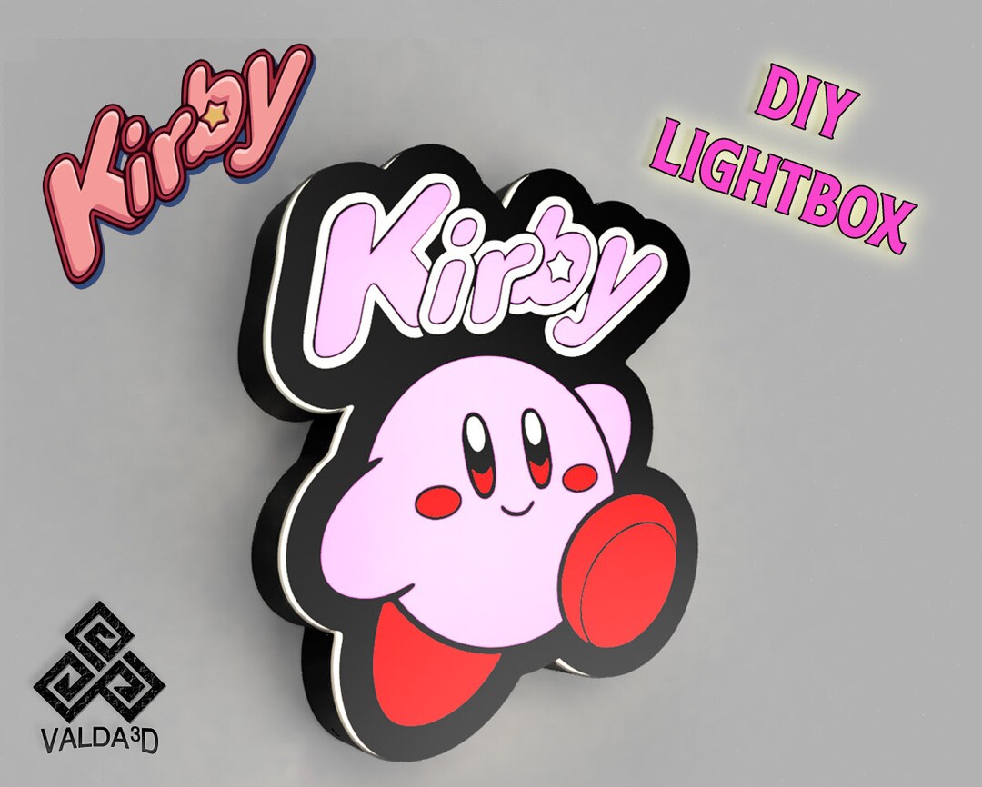 Kirby Lightbox Led Lamp - STL DIGITAL FILE - Etsy
