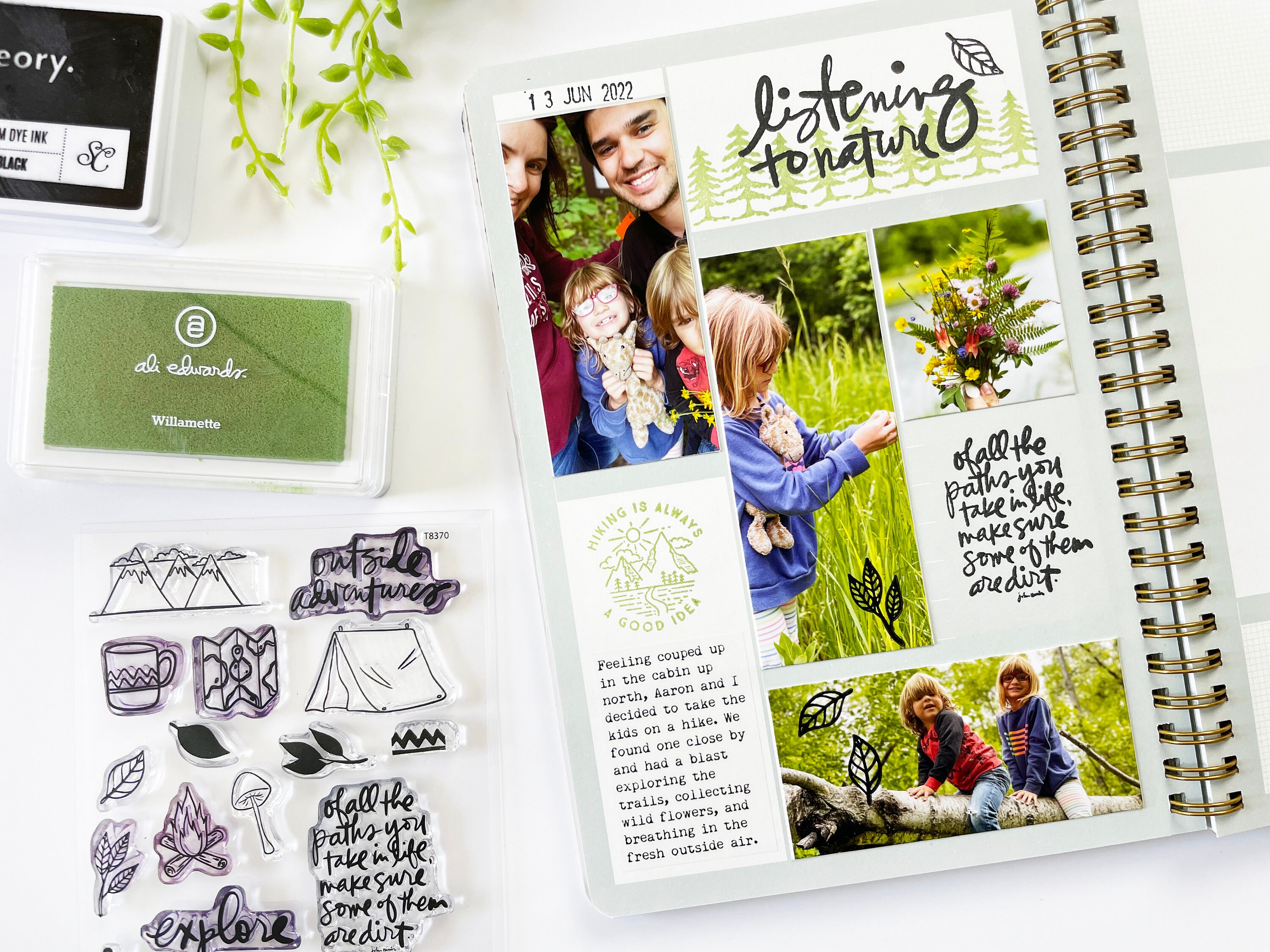 Mochi Things Simple Scrap Notebook | Scrapbook Photo Templates ...