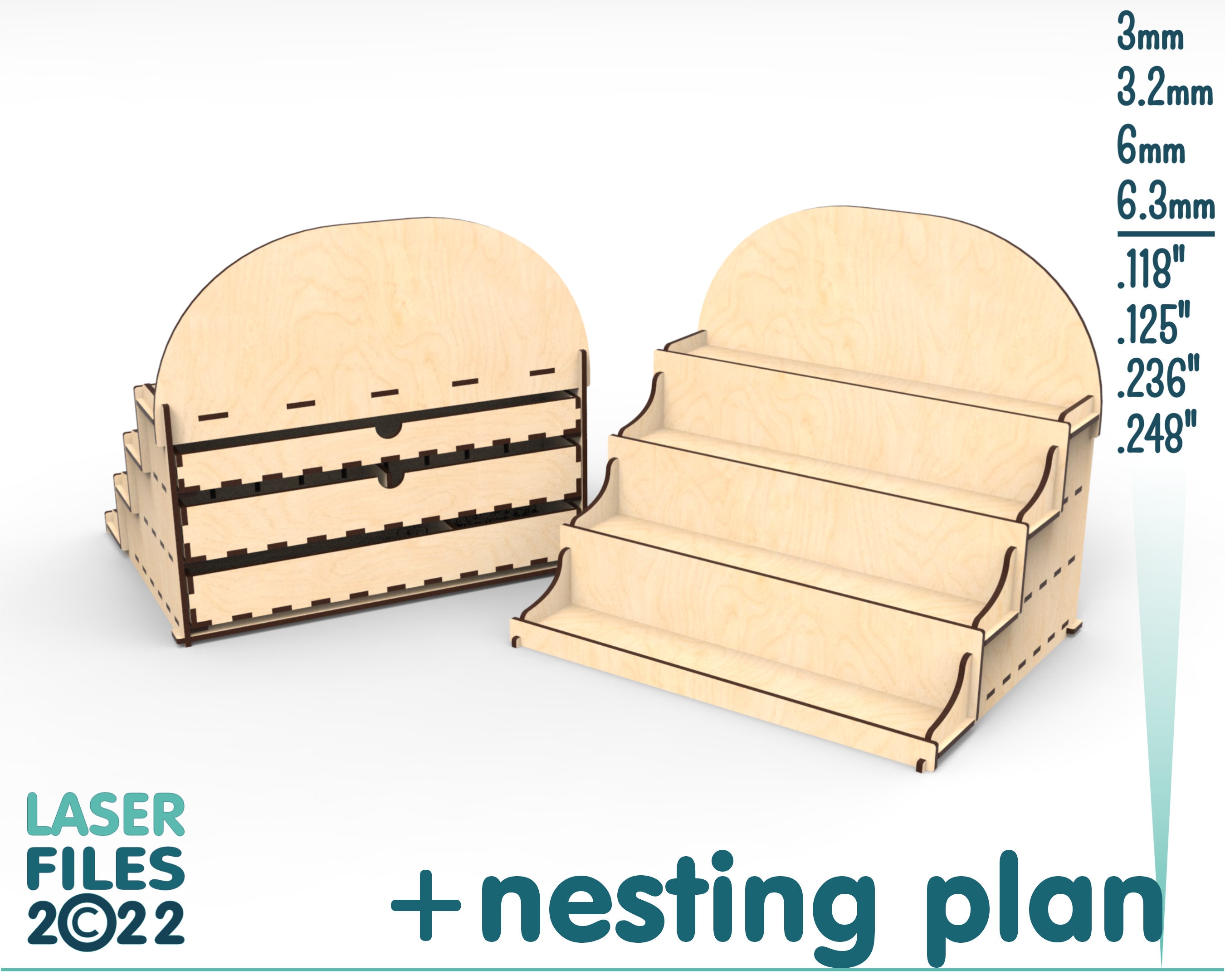 Laser Cut Display Box File - Etsy