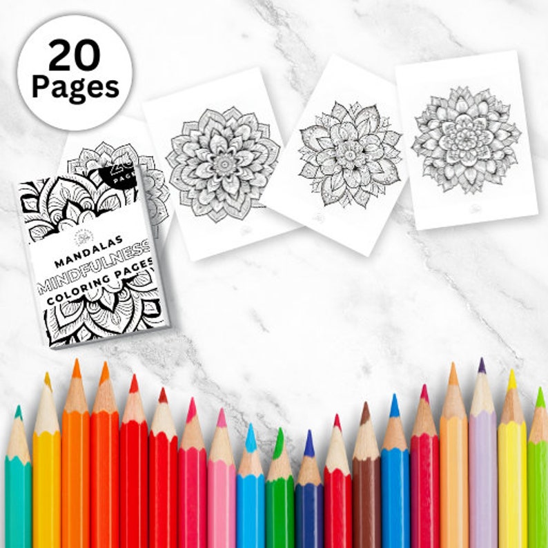 Mindful Mandalas: Serene Coloring Pages for Self-care and Inner Harmony ...