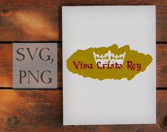 Viva Cristo Rey Svg - Etsy