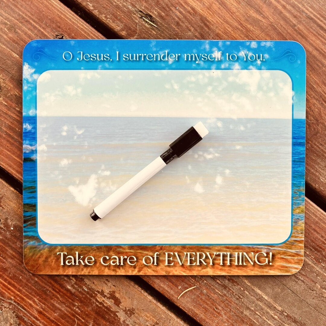 Surrender Novena Catholic Dry-erase Board for Fridges, Walls, and Other ...