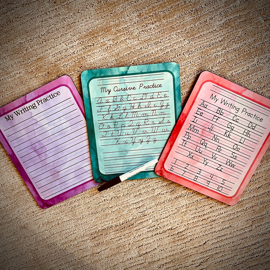 Cursive, Print, or Lines Handwriting Tracing Practice/customizable ...