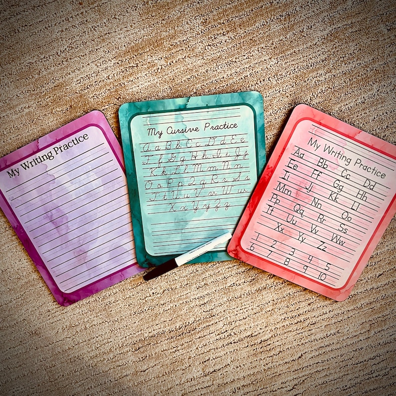 Cursive, Print, or Lines Handwriting Tracing Practice/customizable ...