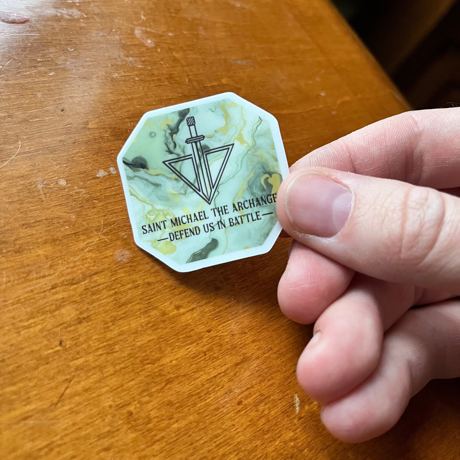 Catholic Sticker Sheet- Matte Waterproof 6 Small Stickers on 4”x6 ...