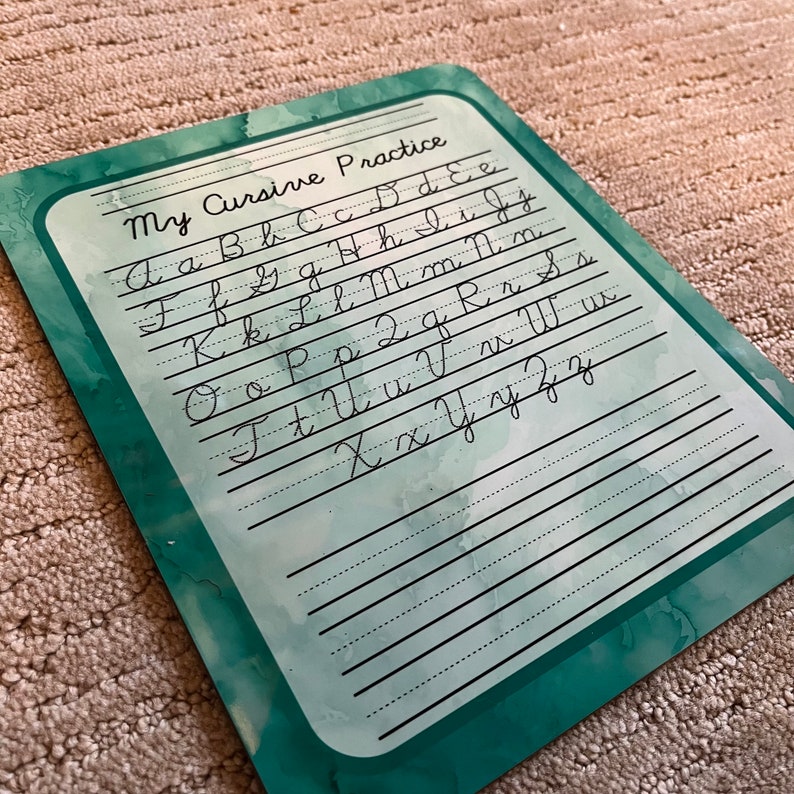 Cursive, Print, or Lines Handwriting Tracing Practice/customizable ...