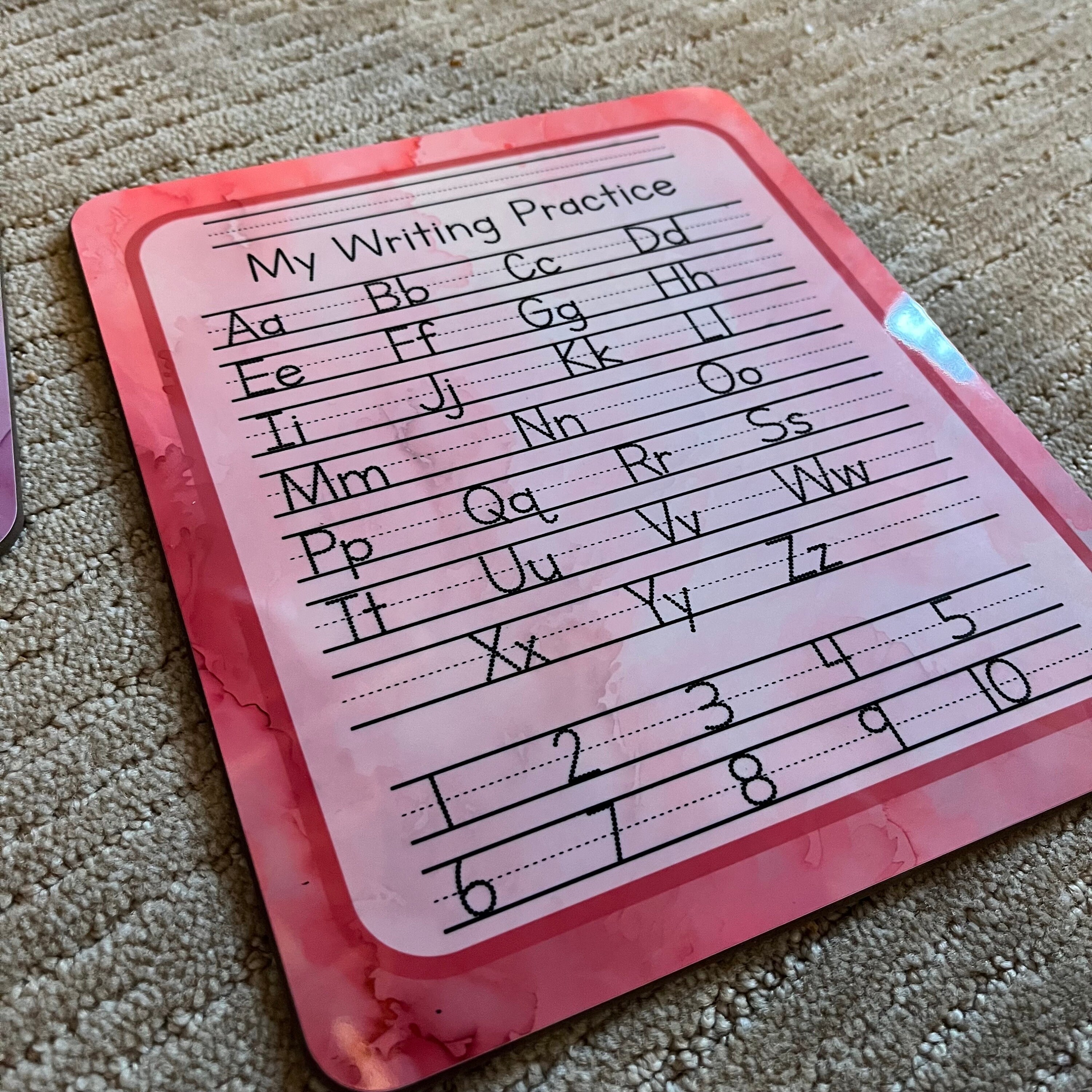 Cursive, Print, or Lines Handwriting Tracing Practice/customizable ...