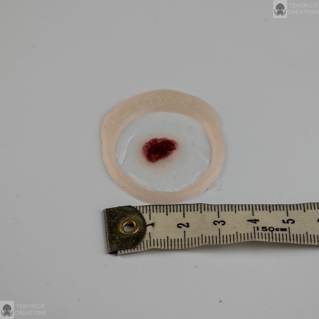 Gunshot Entry Wound Nr 2 Silicone Prosthetic / Cosplay / Halloween ...