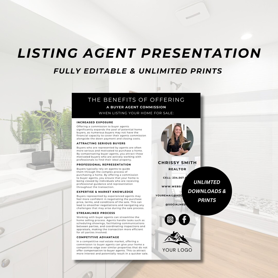 Realtor Listing Agent Presentation, Benefits of Offering Buyer Agent ...