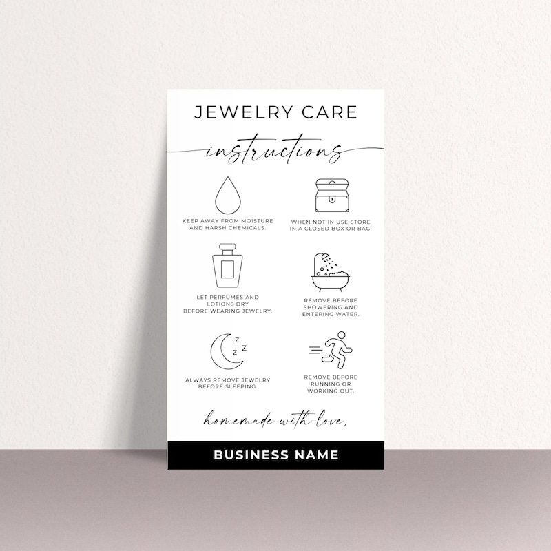 Jewelry Card - Etsy