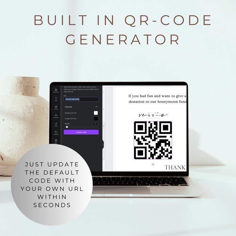 Scan to Support Sign Template, QR Code Sign, Scan to Donation Sign ...