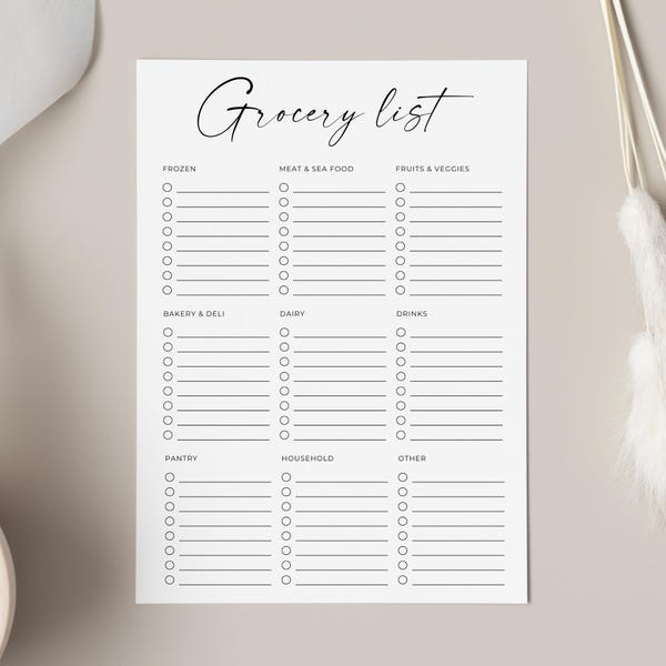 Food Inventory Canva - Etsy