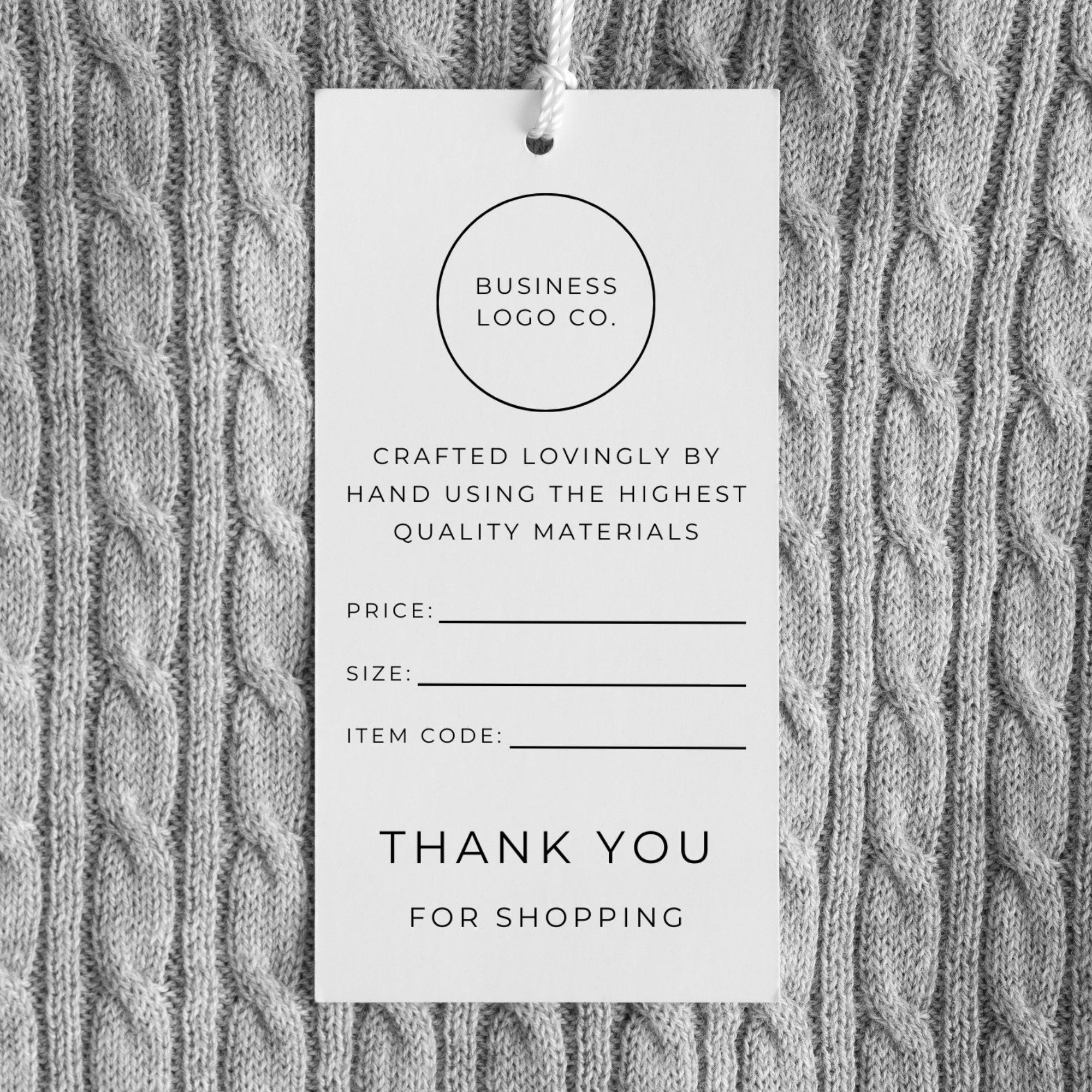 Business Price Tags, Modern Small Business Price Tag, Hanging Clothing ...