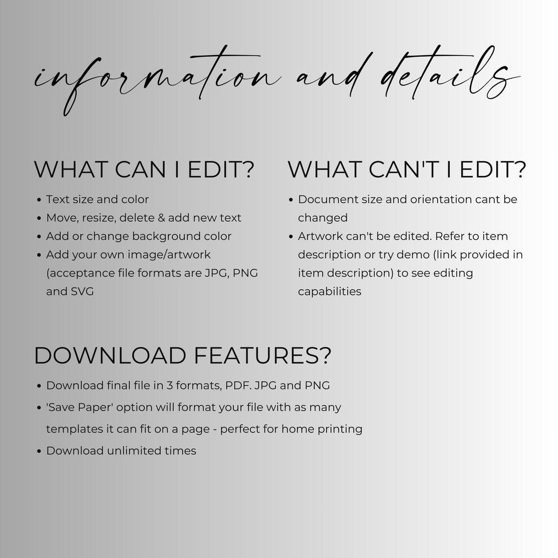 Color Order Form for Small Business, Order Form Editable Template ...