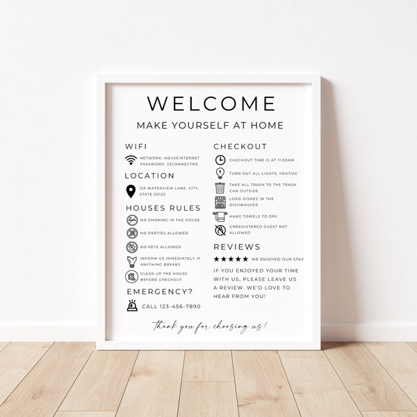 Vacation Rental Sign - Etsy