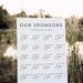 Editable Event Sponsor Logo Sign: Gala, Fundraiser (canva Digital ...