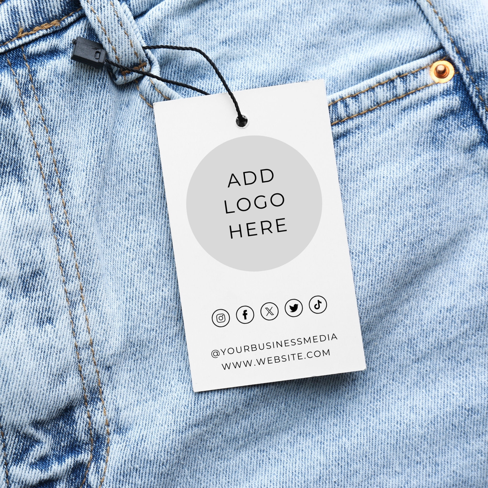 Business Price Tags, Modern Small Business Price Tag, Hanging Clothing ...