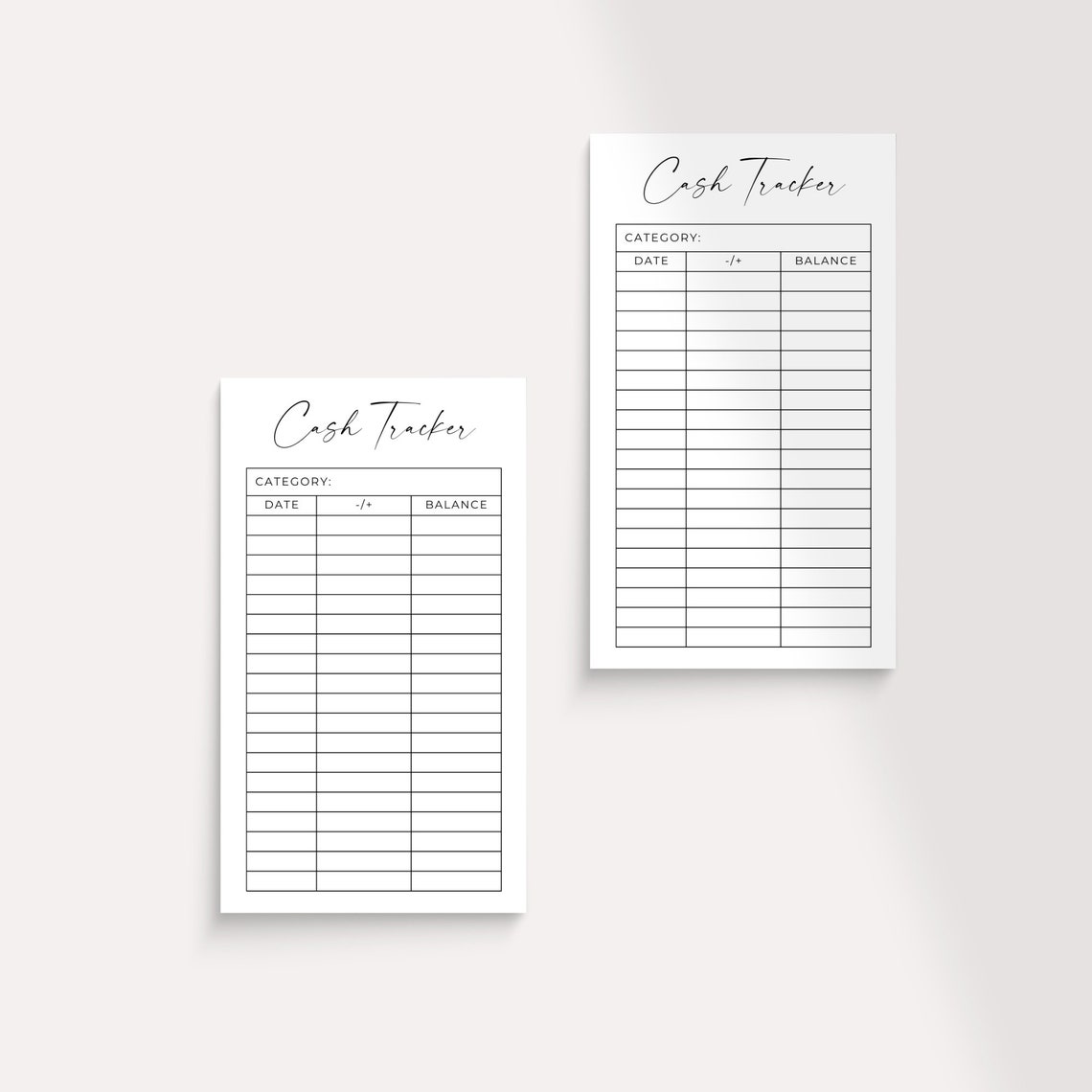 Cash Envelope Expense Tracker, Cash Tracker Inserts, A6 Cash Tracker ...