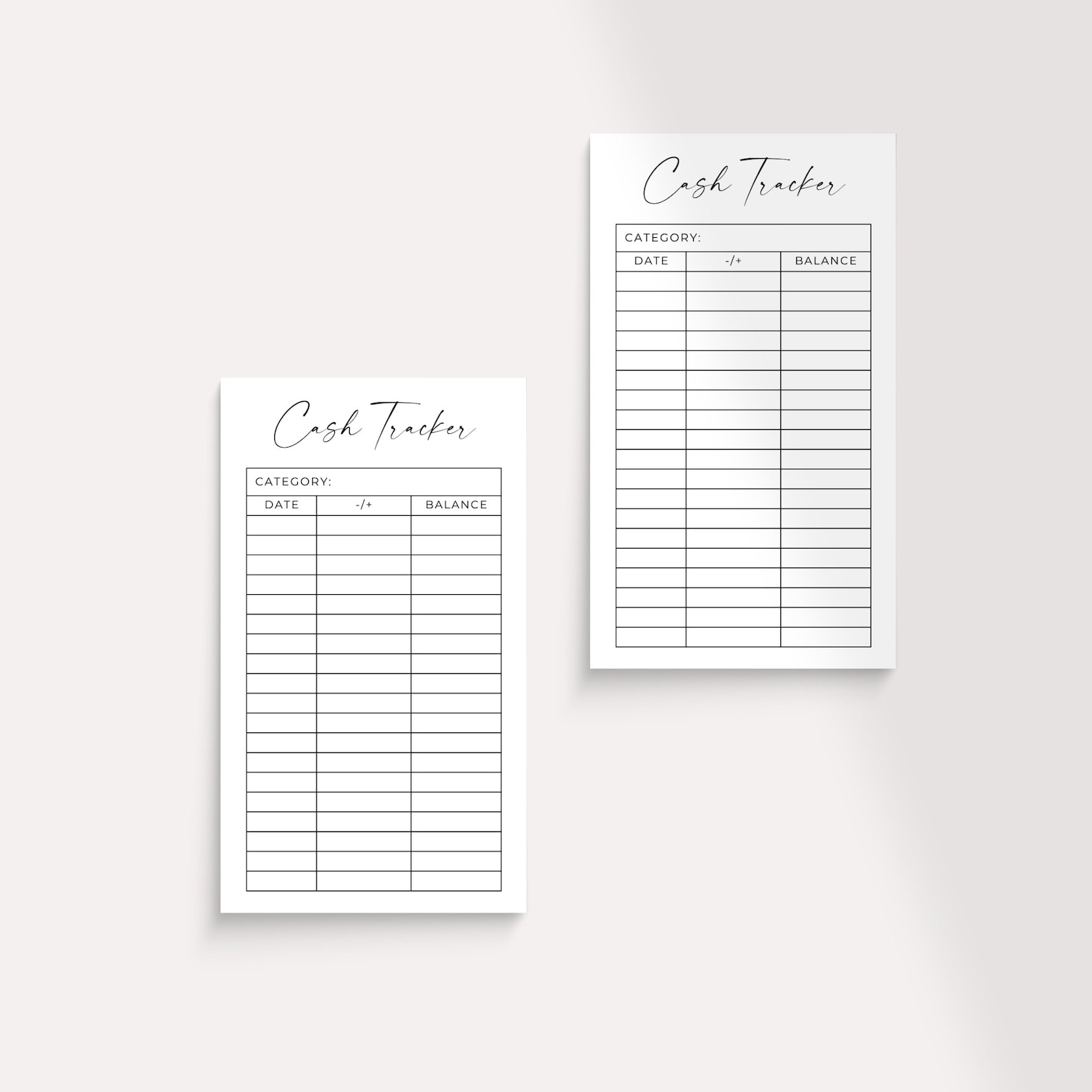 Cash Envelope Expense Tracker, Cash Tracker Inserts, A6 Cash Tracker ...