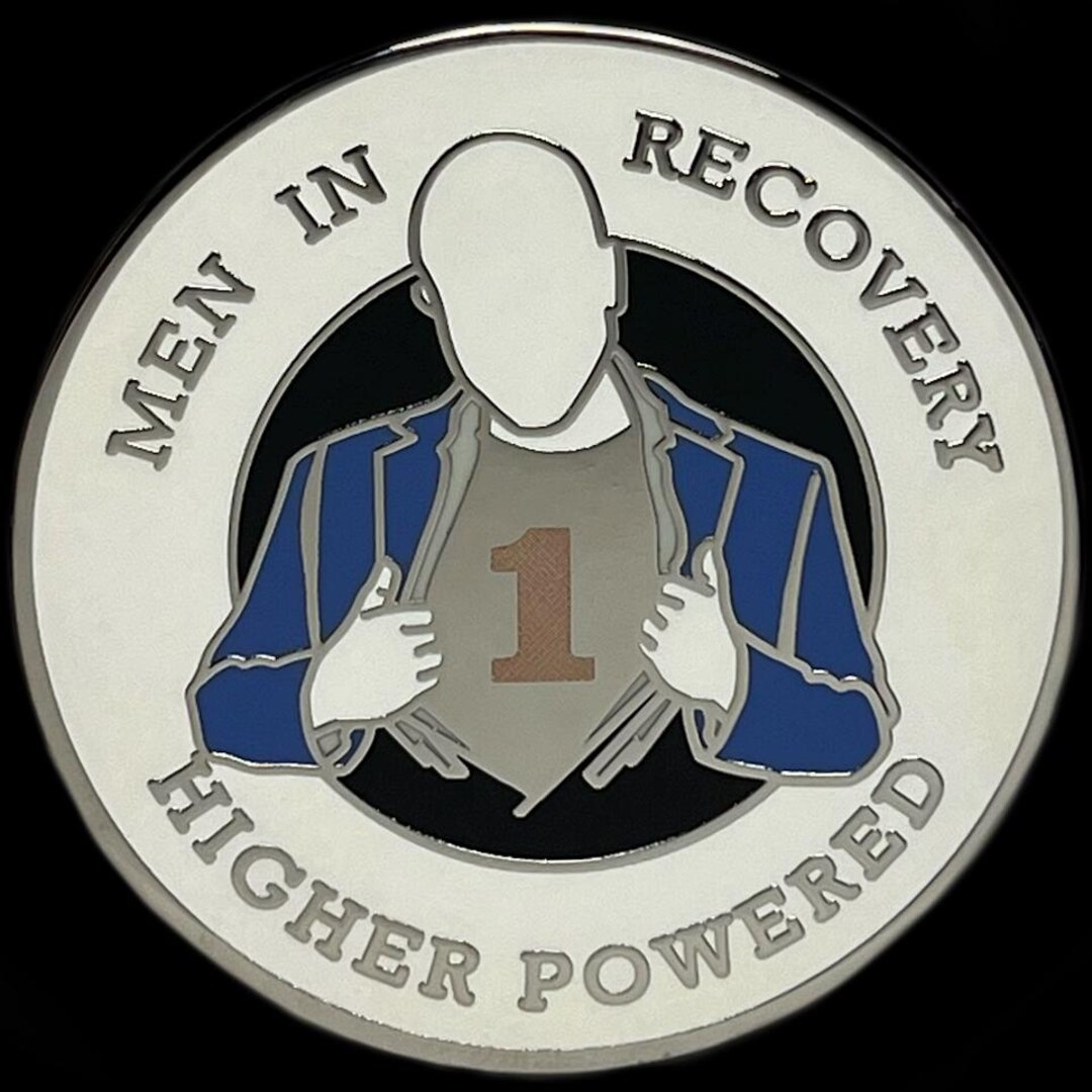 Men in Recovery Medallion - Recovery Milestone - Higher Powered ...